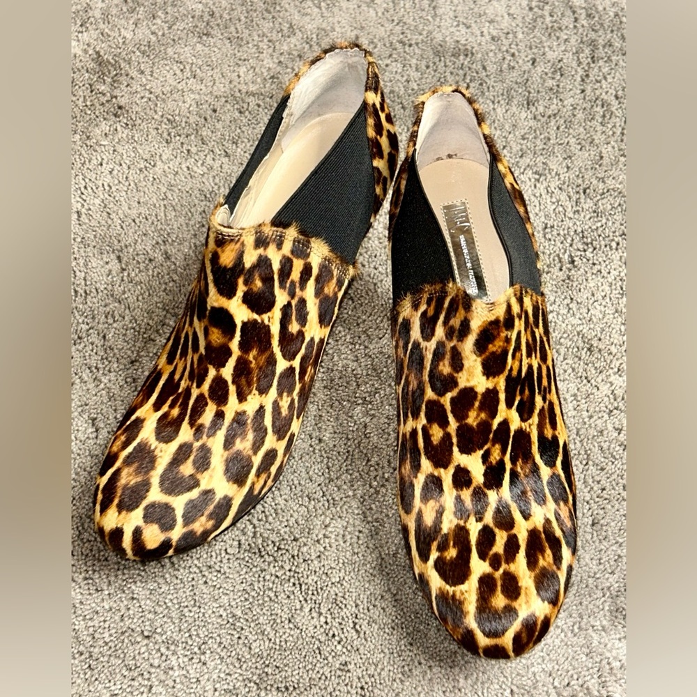Inc Leopard Print Calf Skin Platform High Heel Bootie… - Gem